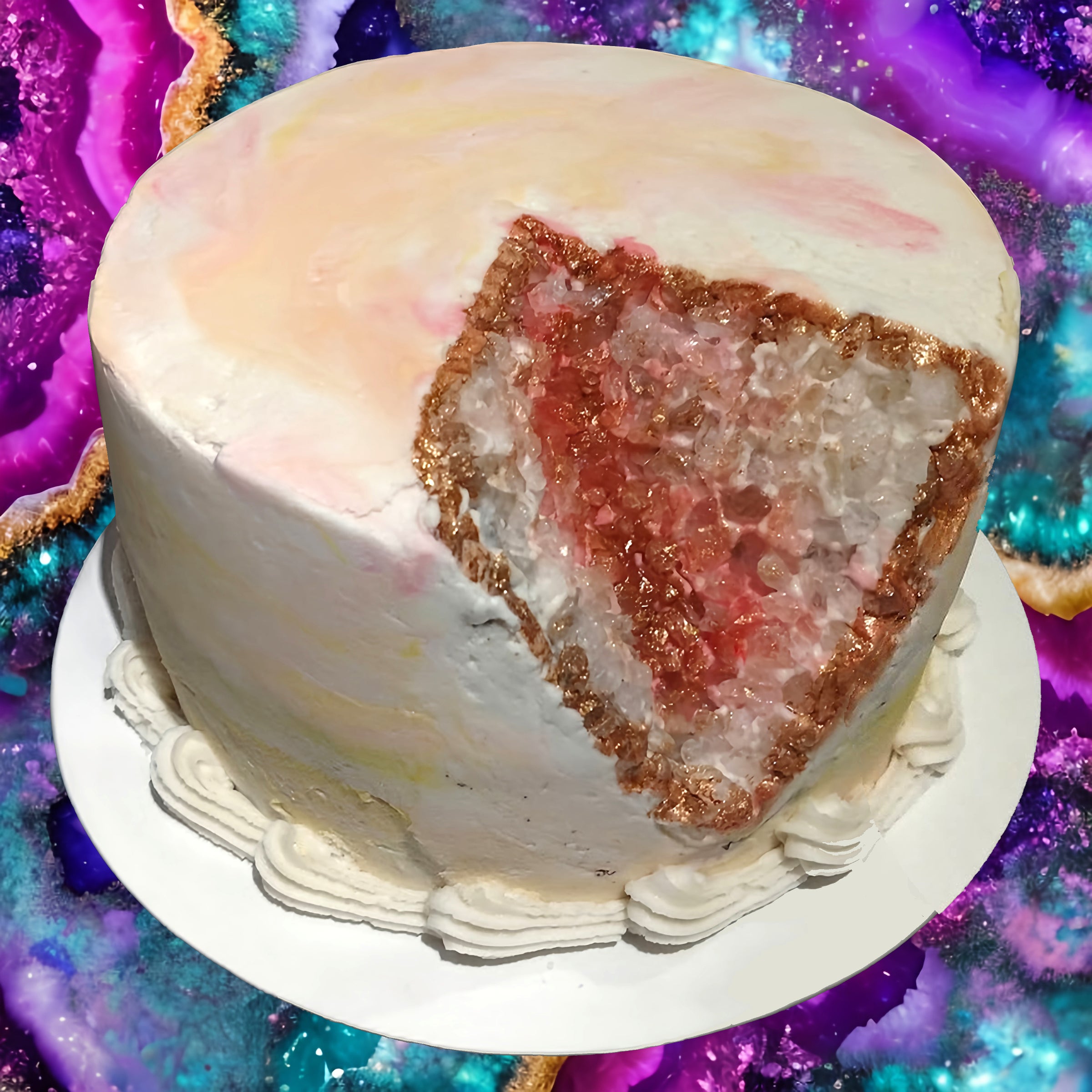 Cakes - Geode | Shop Get Caked Bakery Online