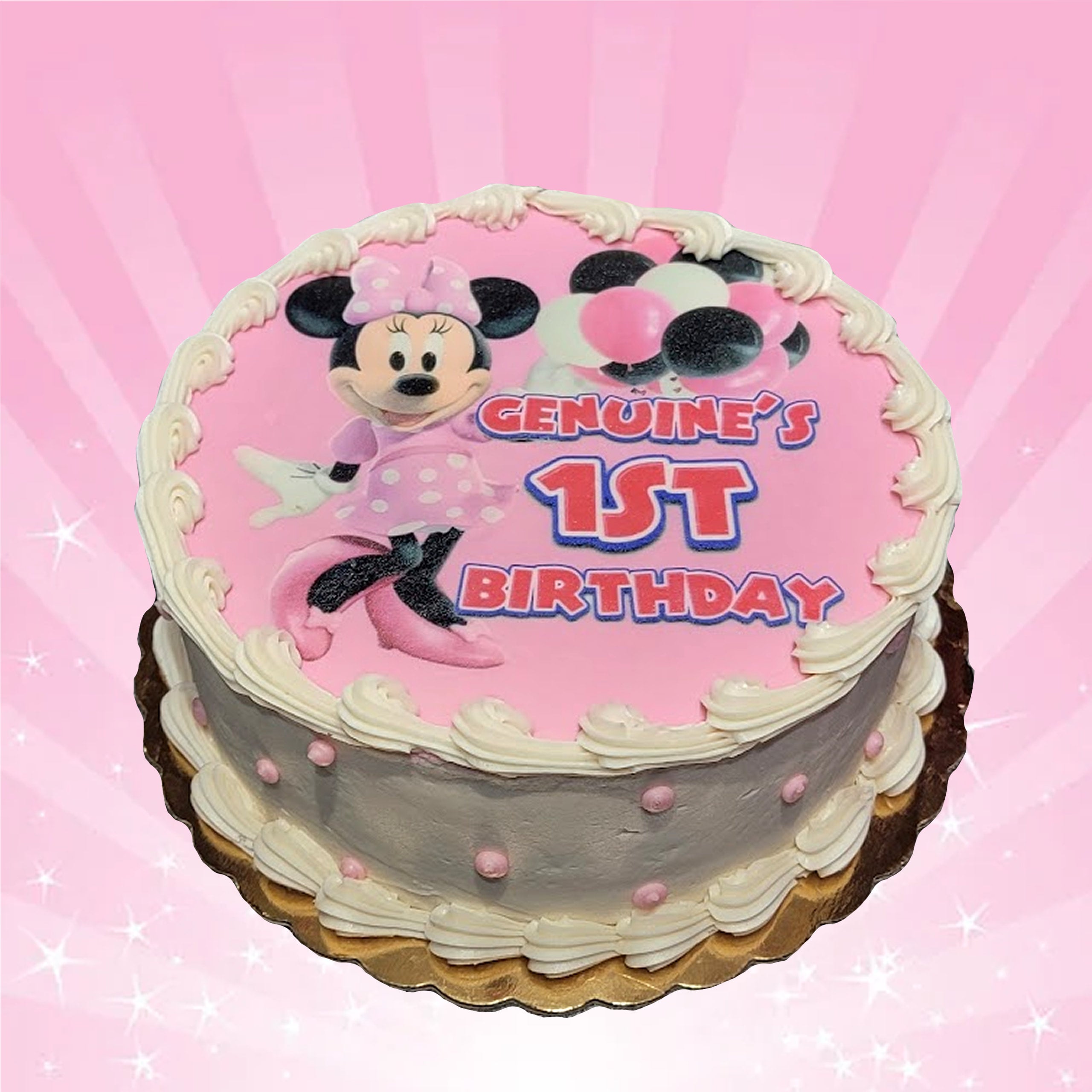 Cakes - Round Custom Printed | Shop Get Caked Bakery Online